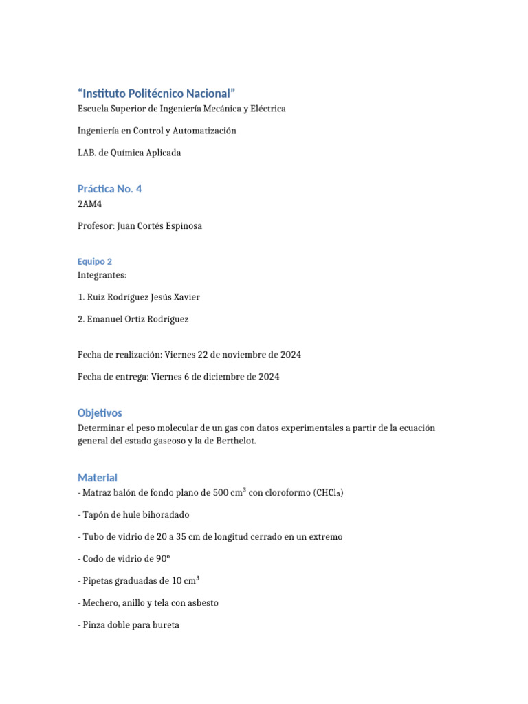 Práctica 4 Corregida | PDF