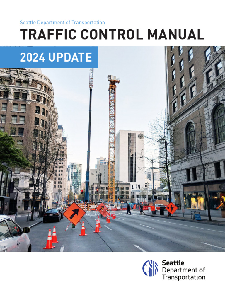 2024 Traffic Control Manual | PDF | Traffic | Street