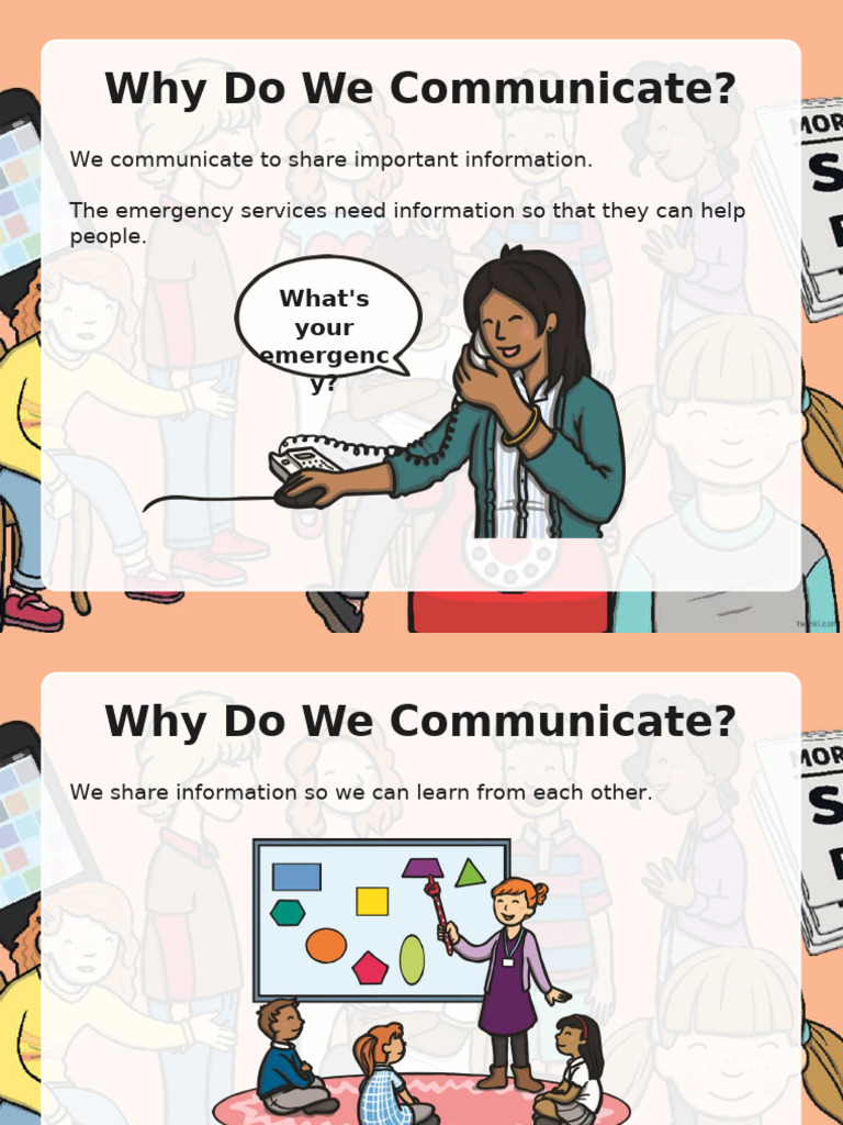 Why Do We Communicate | PDF