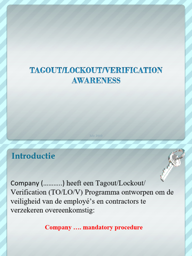 TOLOV Awareness Dutch 43 Slides | PDF