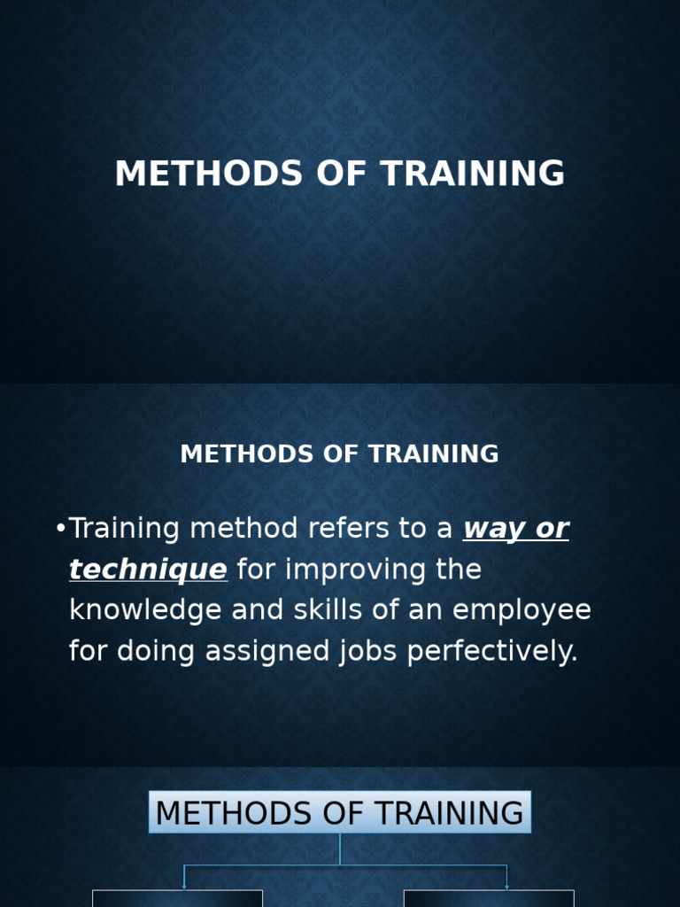 Effective Employee Training Methods | PDF | Simulation | Learning