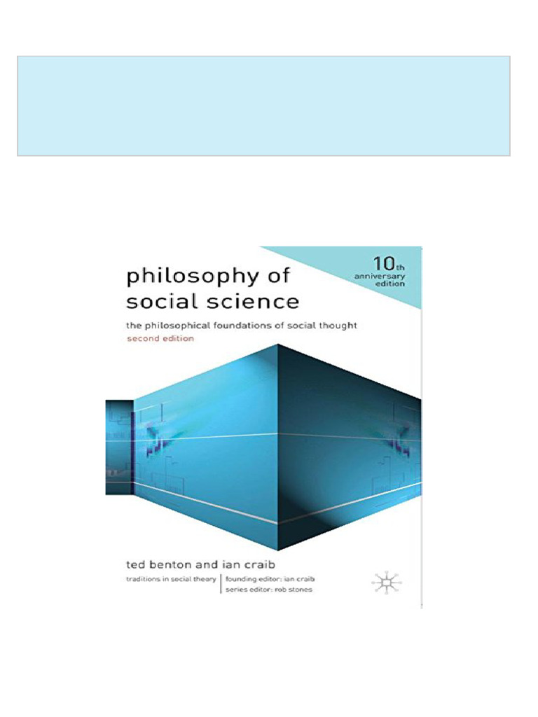 Instant ebooks textbook Philosophy of Social Science The Philosophical ... Instant ebooks textbook Philosophy of Social Science The Philosophical ...