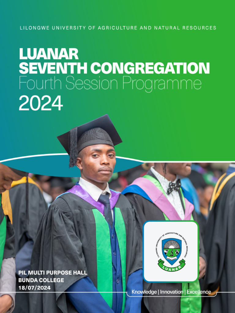 Luanar 7TH Congregation 4TH Session Programme Final | PDF | Academia