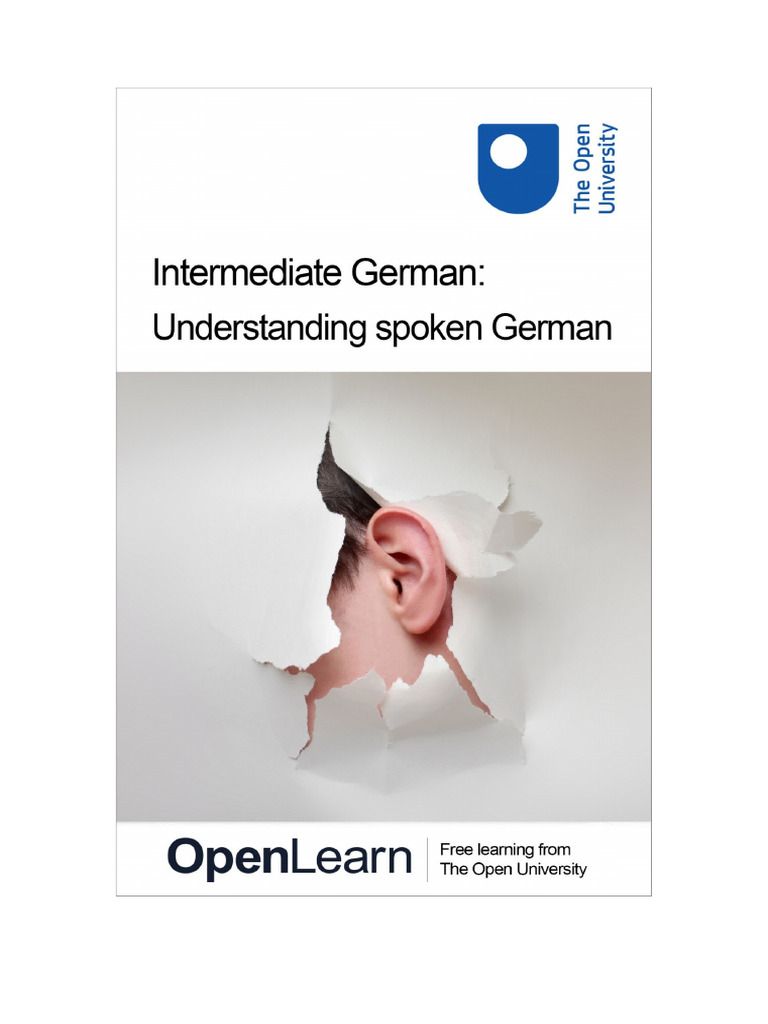 Intermediate German Understanding Spoken German | PDF | Creative ...