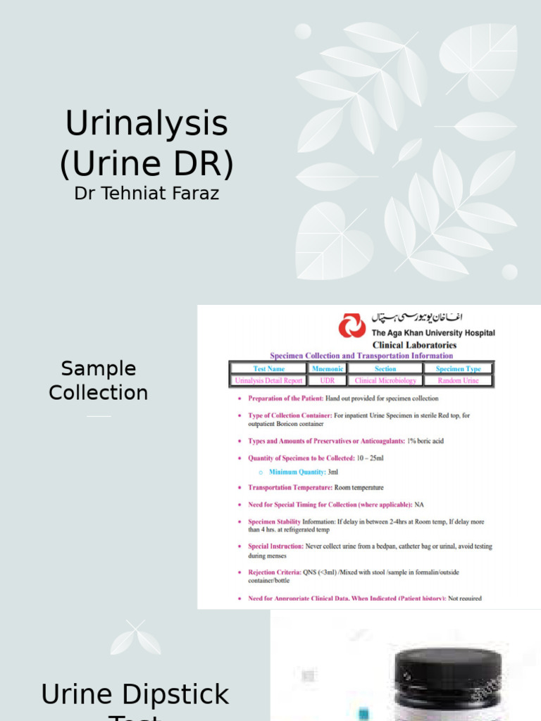 Urinalysis | PDF