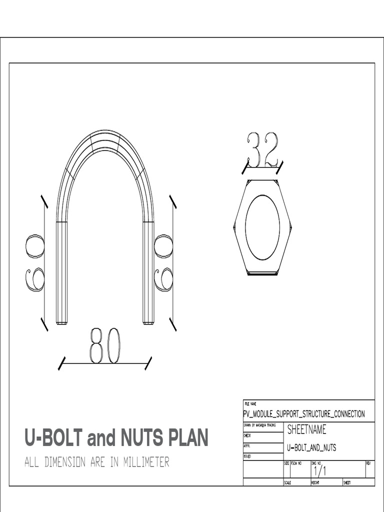 U-BOLT and NUTS | PDF