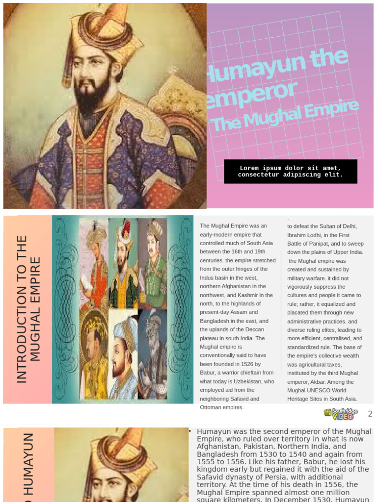 Humayun The Emperor | PDF | Timurid Dynasty