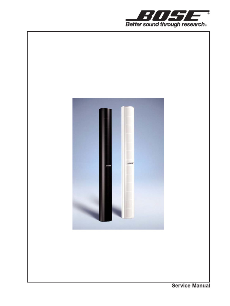 Bose+ma12+loudspeaker+service+manual,+rev +01 | PDF | Loudspeaker | Electrical Engineering