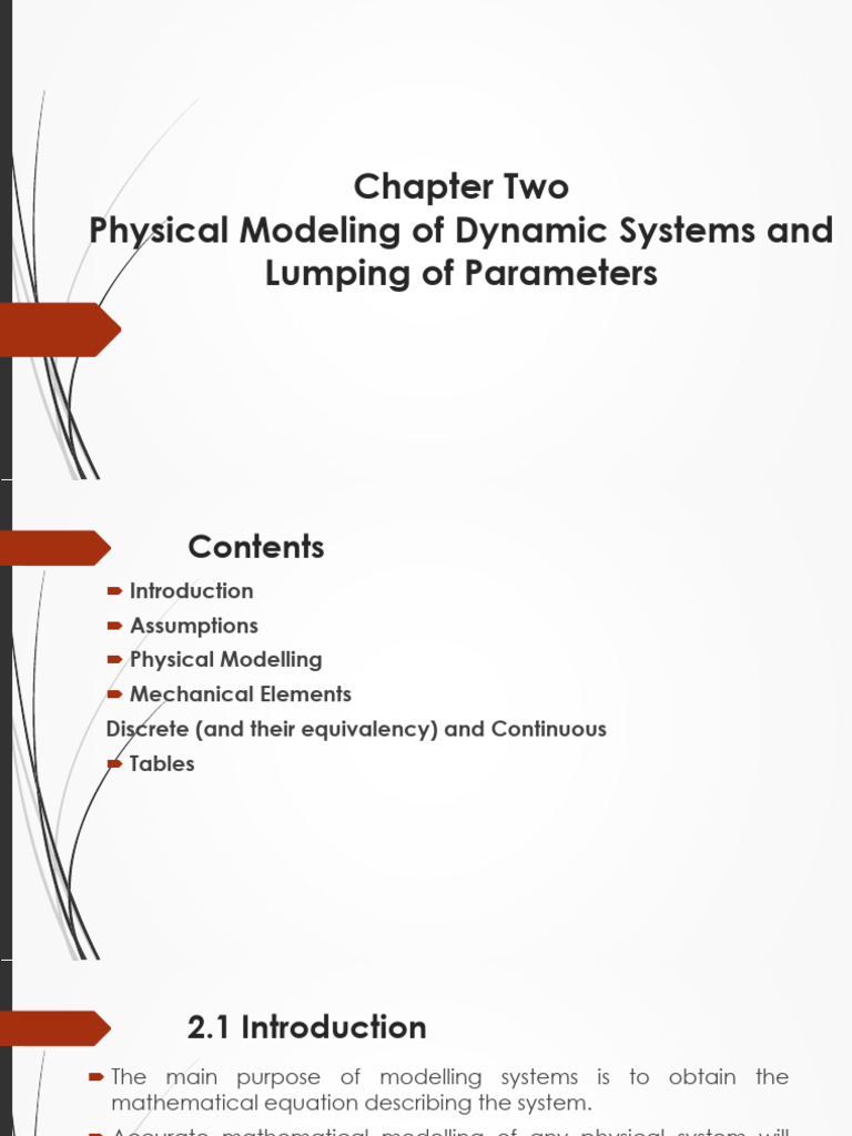 CH 02, Physical Modeling of Dynamic Systems | PDF | Nonlinear System | Equations