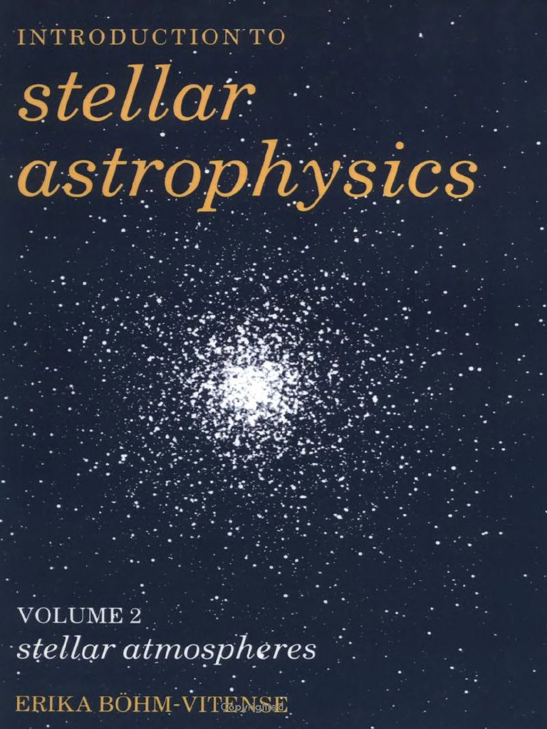 Boehm-Vitense E. - Introduction to stellar astrophysics,. vol. 2-CUP (1997) | PDF