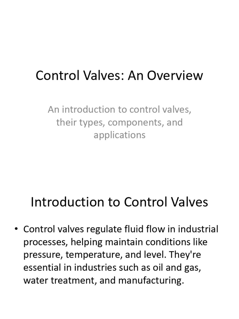 Process Control Valve | PDF