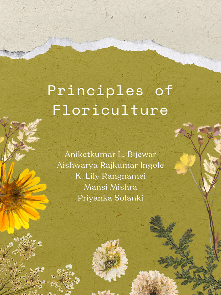 Cover Page Flori | PDF | Horticulture | Botany