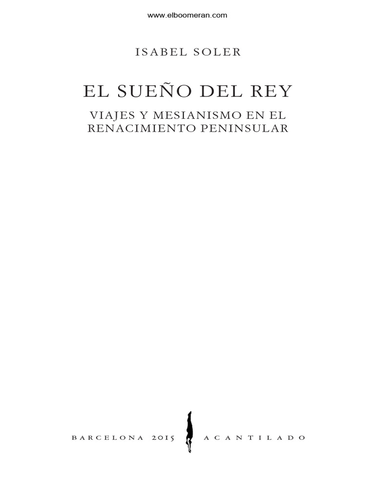 Z 03 El Sueno Del Rey Isabel Soler Extracto | PDF | El mercader de Venecia | Verdad