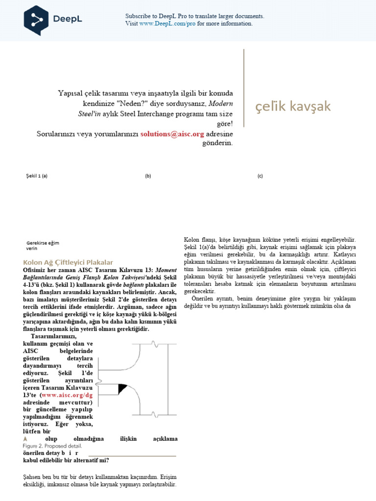 Steel Web Doubler Plate TR | PDF