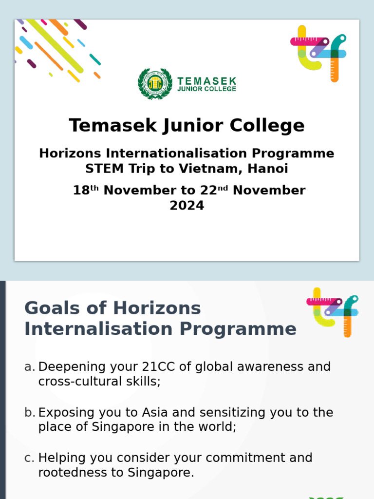 2024.11.01 - Hanoi (Temasek JC) Powerpoint Slides - Updated 4 Nov | PDF ...