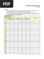 Temperature Humidity Log Sheet | PDF | Games & Activities | Teaching ...