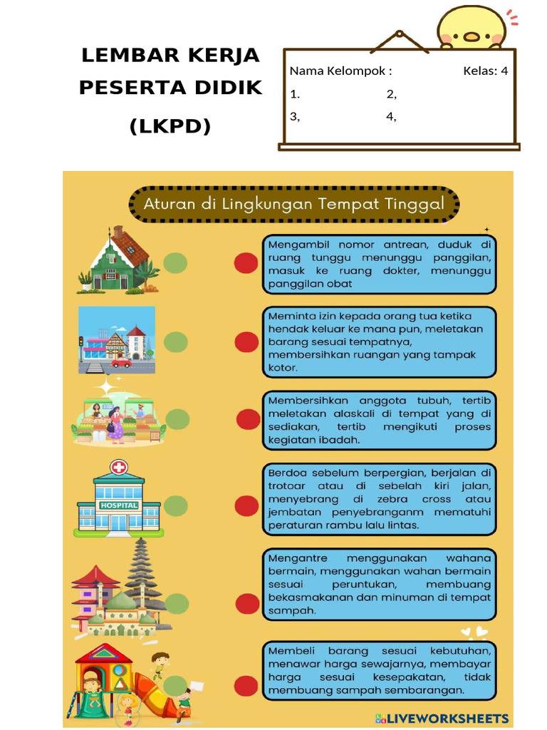 LKPD Aturan Lingkungan Sekitar | PDF