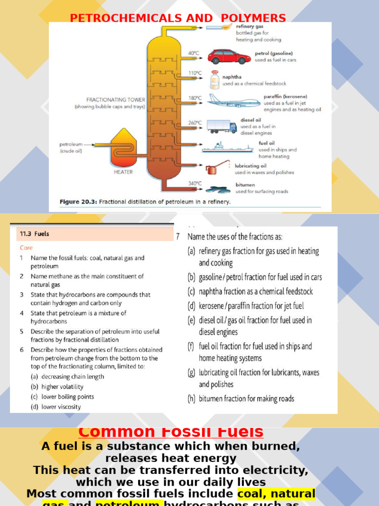 Ch 20-Petrochemicals and polymers | PDF | Petroleum | Polymerization