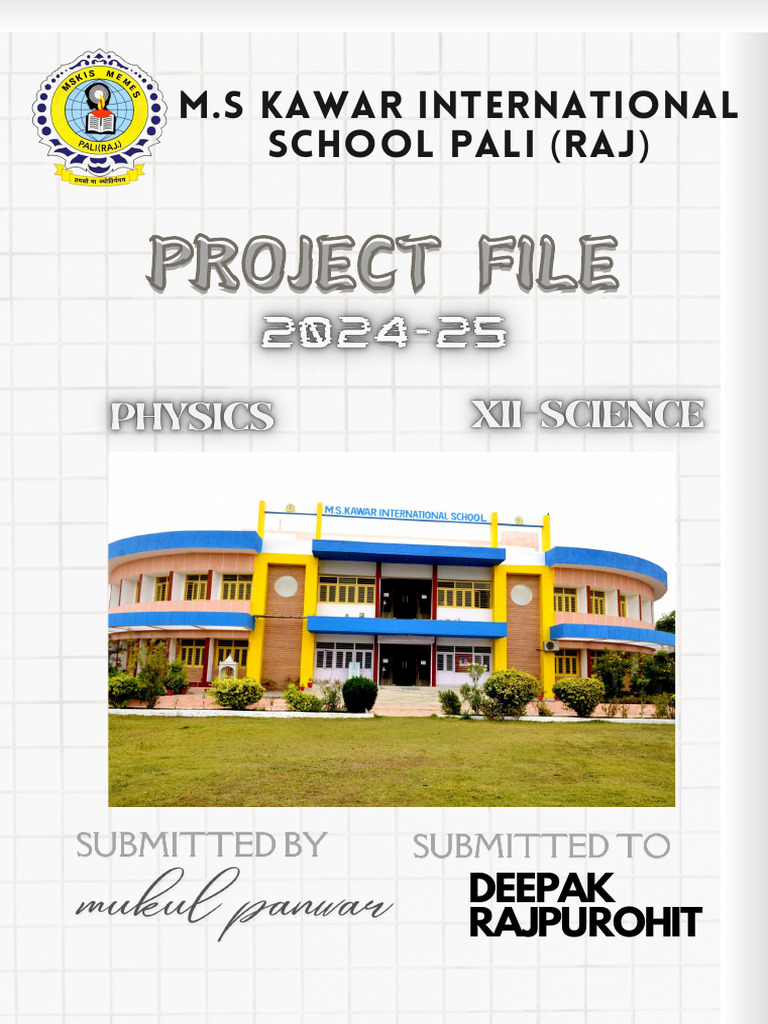 Physics - Project File | PDF