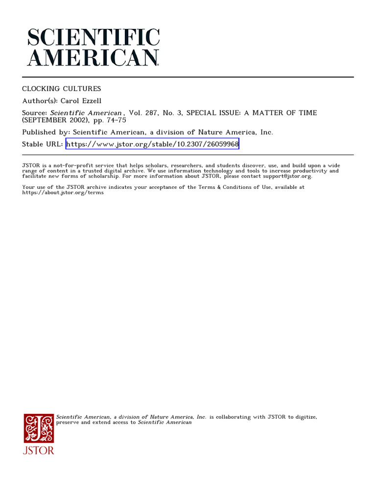 Ezzell CLOCKINGCULTURES 2002 | PDF