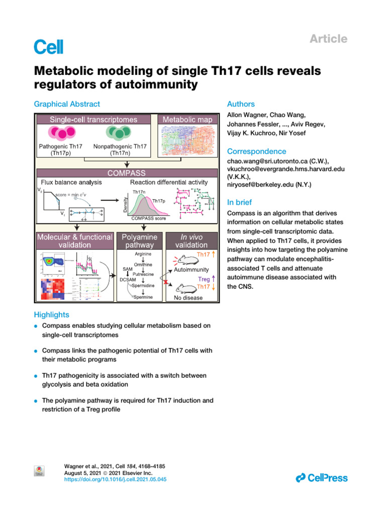 Compass | PDF | Metabolism | Gene Expression