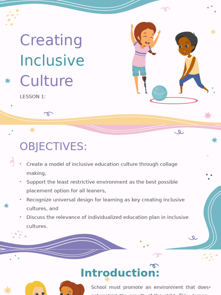 Building Inclusive Education Cultures | PDF | Special Education ...