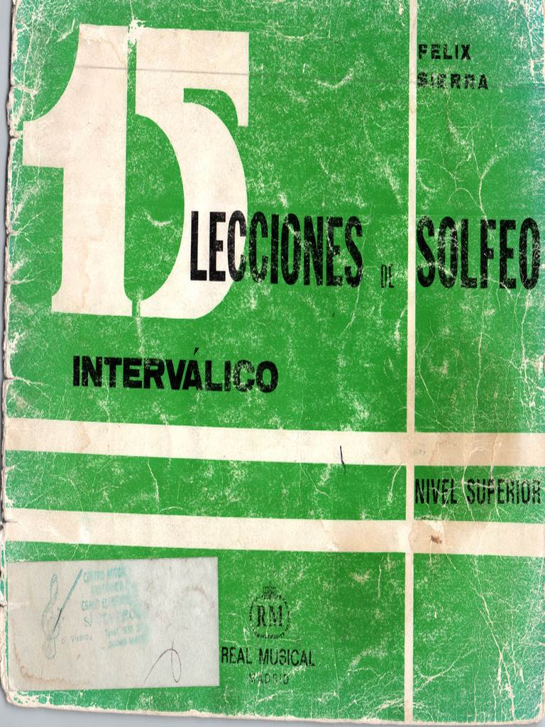 15 Lecciones de Solfeo Interválico-Opt | PDF
