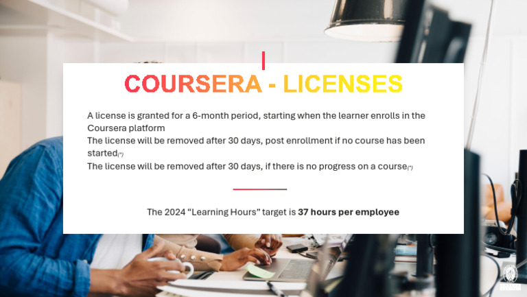 Coursera Licenses Management 2024 | PDF