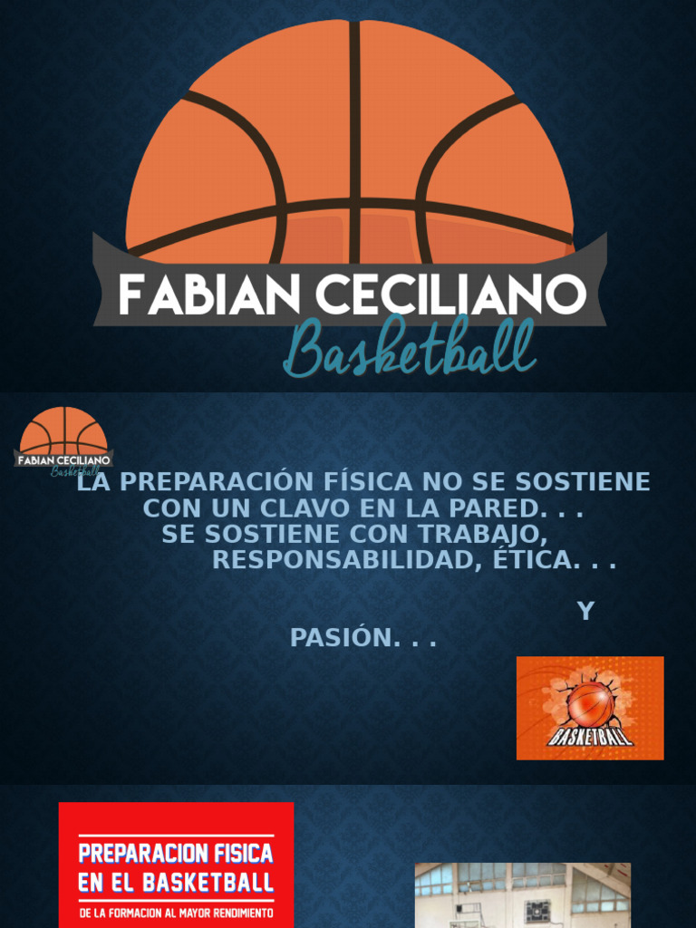 Preparación Física en El Basquetbol Charla 190324 | PDF | Gravedad ...