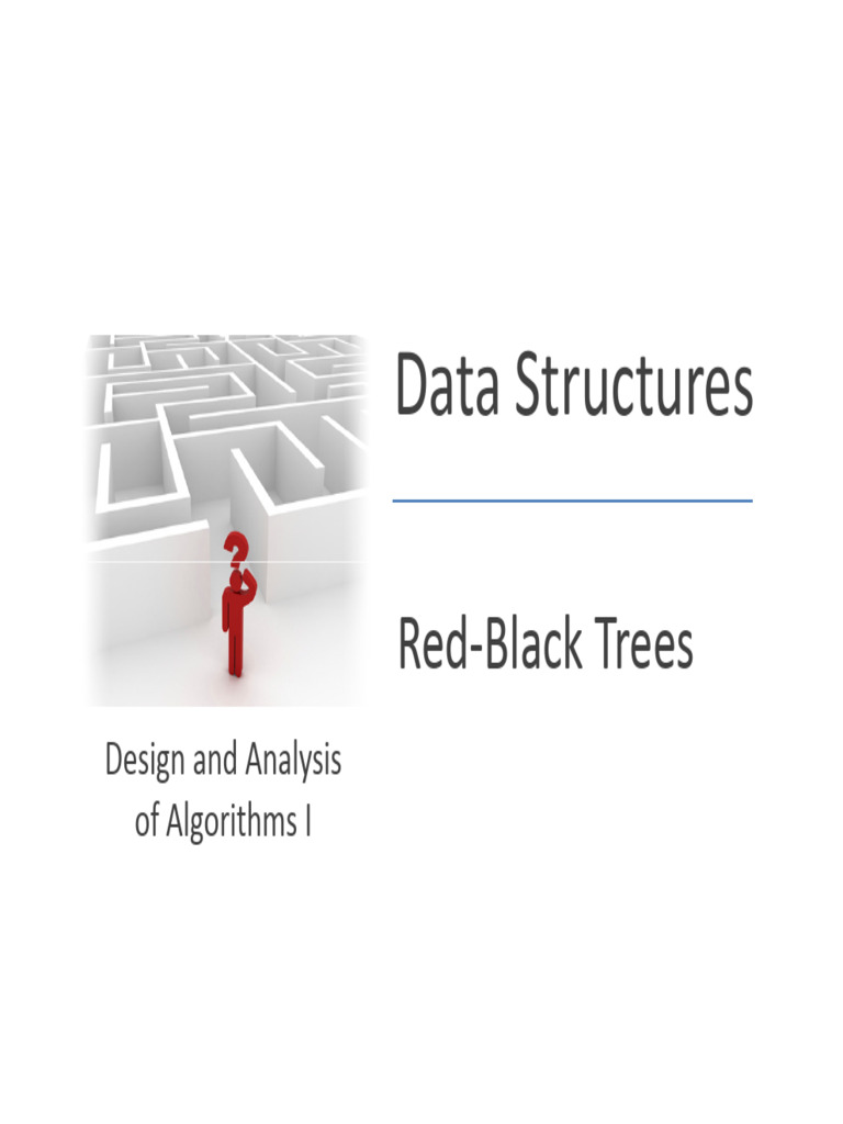 Slides - Algo Ds Trees Redblack Typed | PDF | Algorithms And Data Structures | Algorithms