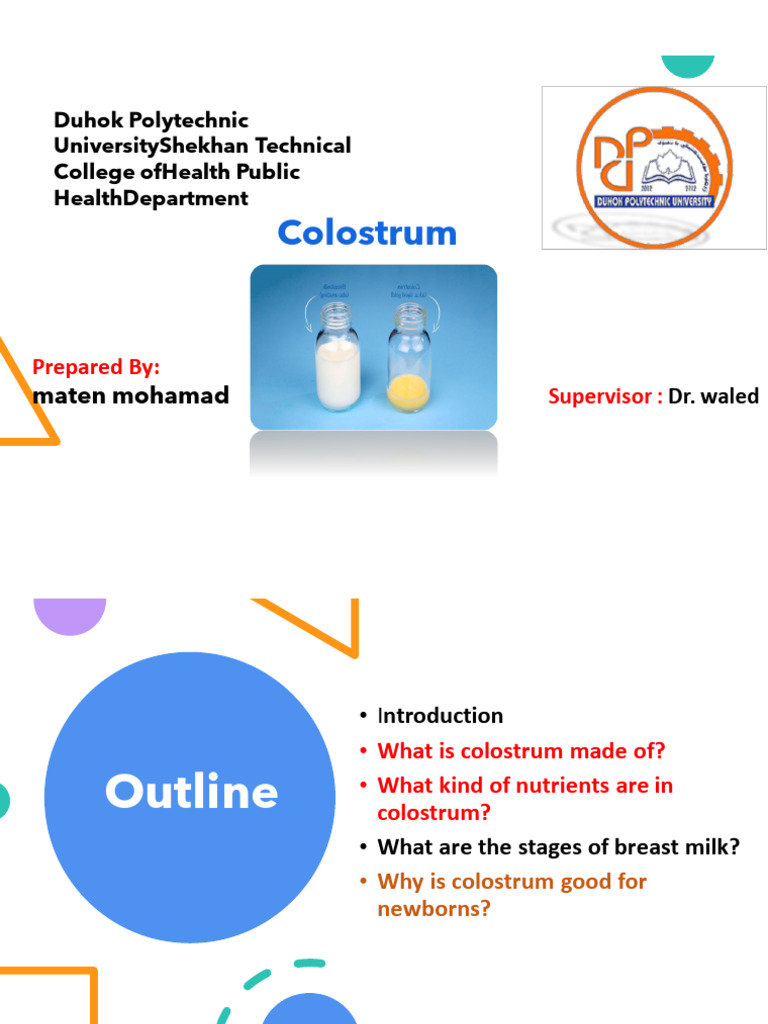 Colostrum | PDF | Breast Milk | Clinical Medicine