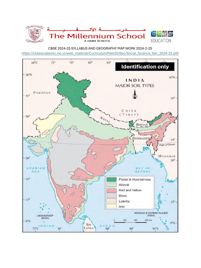 GR10-Geography Mapwork 2024-25 | PDF