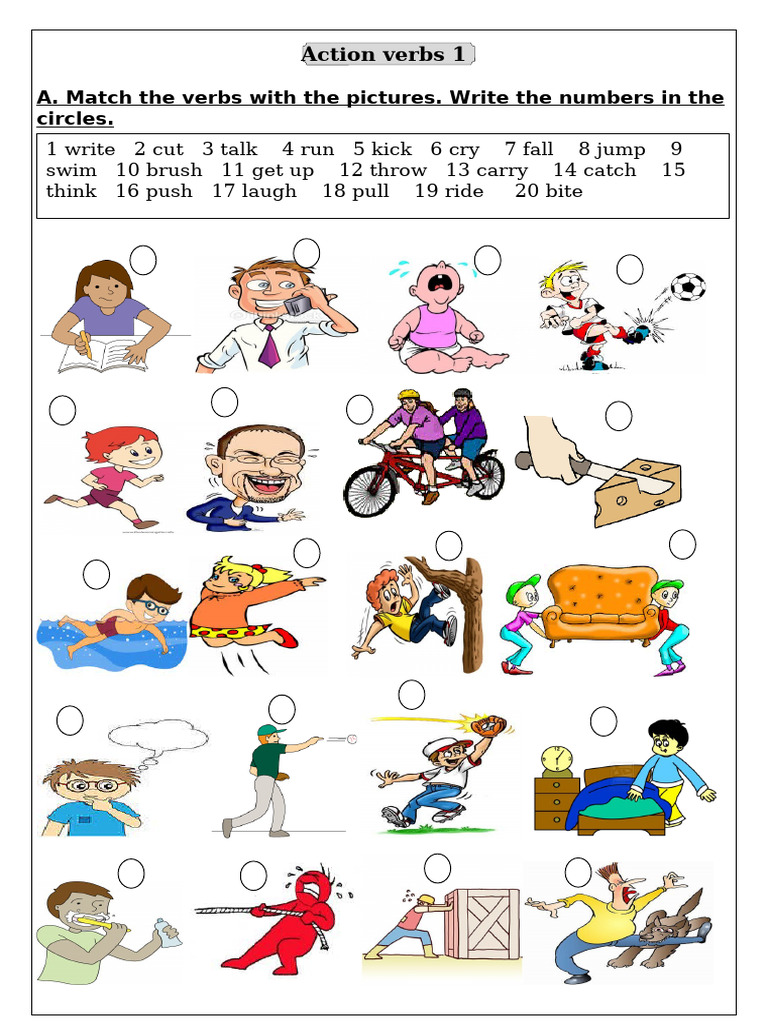 action verbs 1 | PDF