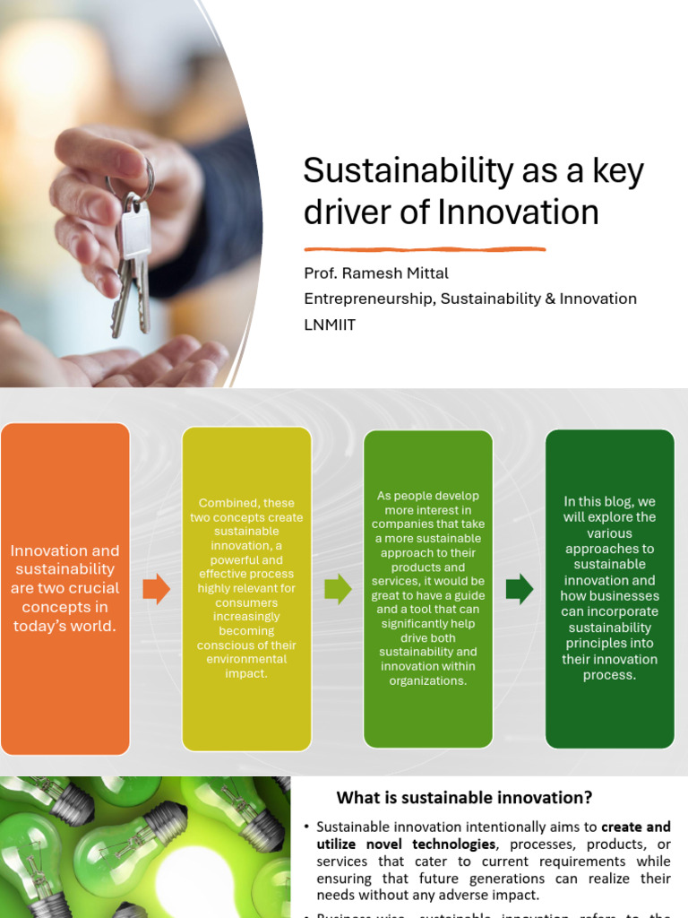 Driving Sustainable Innovation Strategies | PDF | Sustainable Design ...