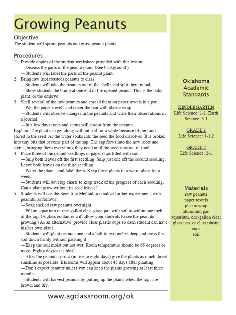 pnutgrow | PDF | Peanuts | Seed