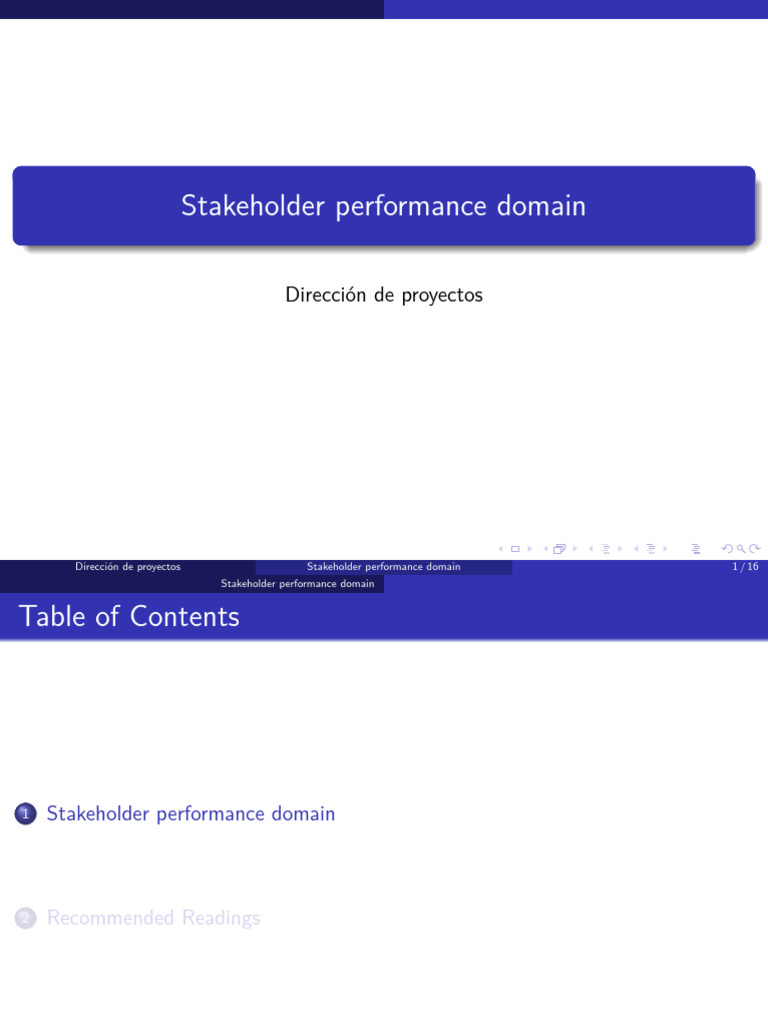 6. Stakeholder_performance_domain | PDF | Stakeholder (Corporate ...