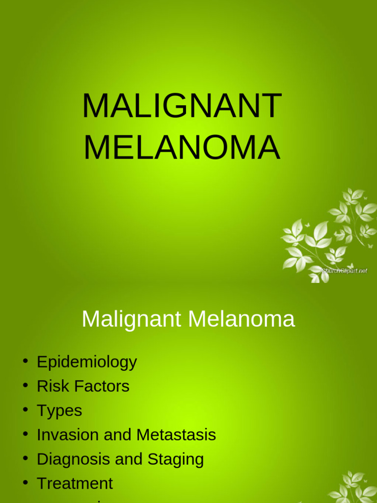 Melanoma Pdf Melanoma Metastasis