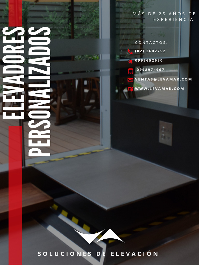 Equipo Elevador Personalizado - Patricia Cevallos OP2 | PDF