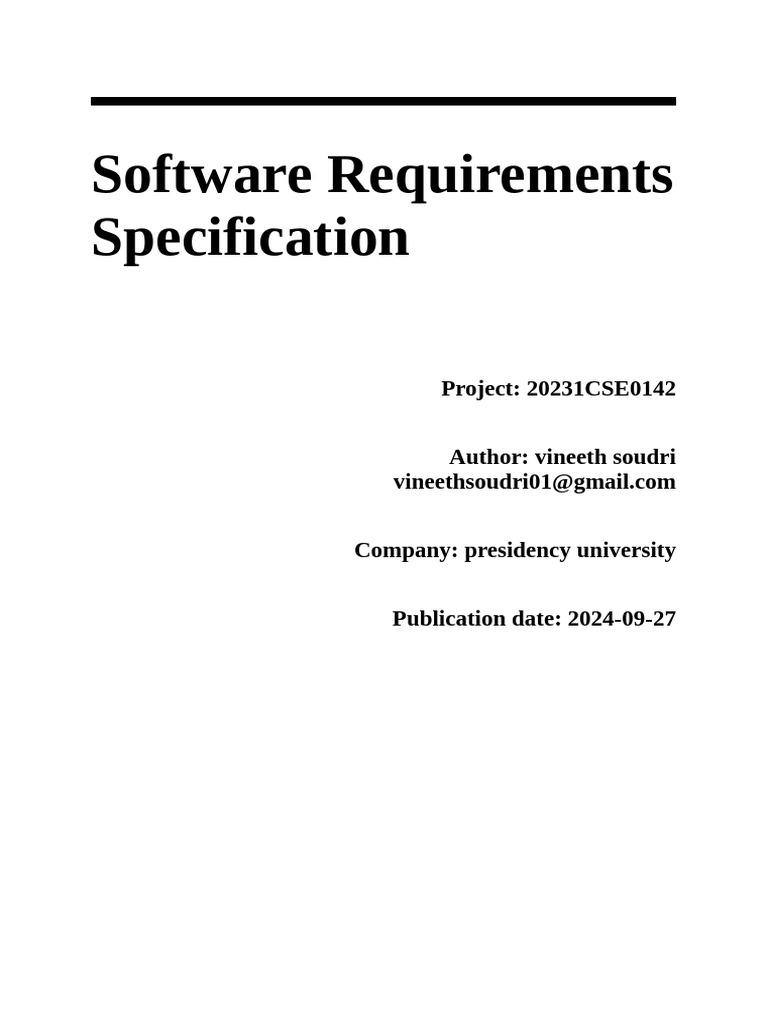 Srs | PDF | Databases | World Wide Web