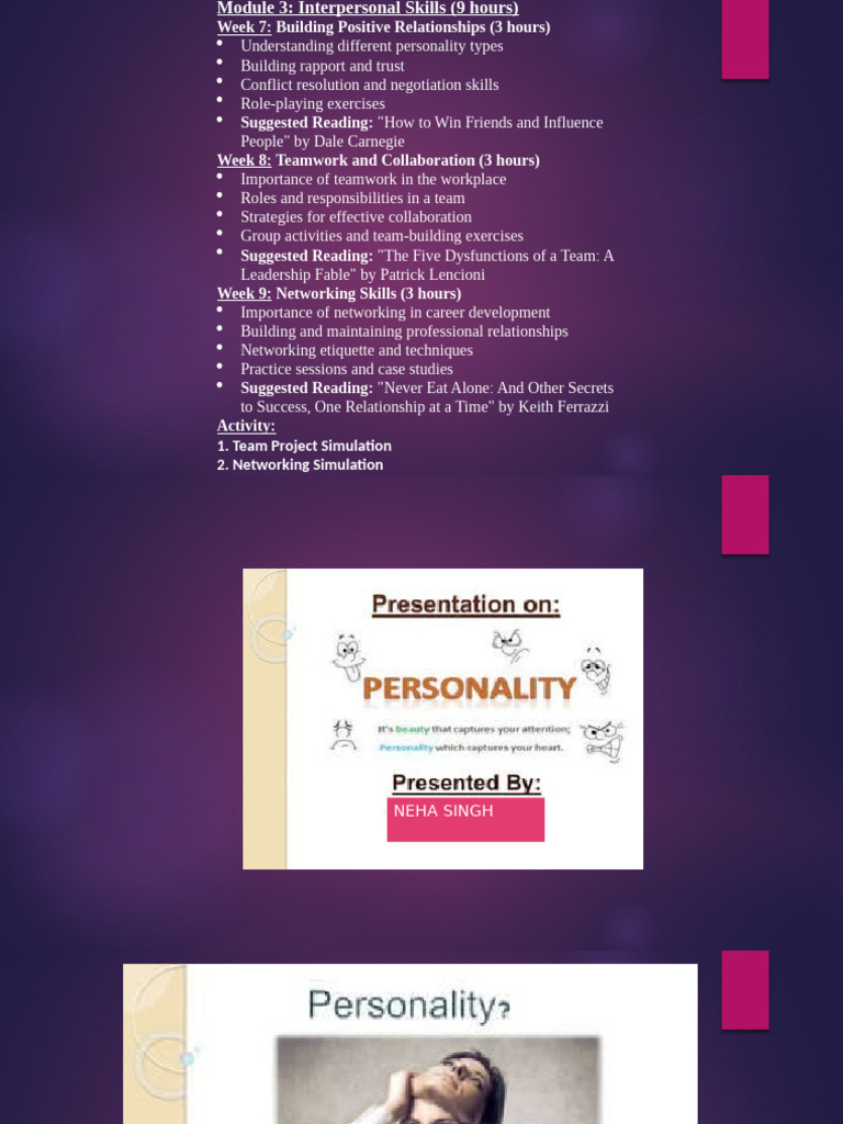 Personality Development | PDF