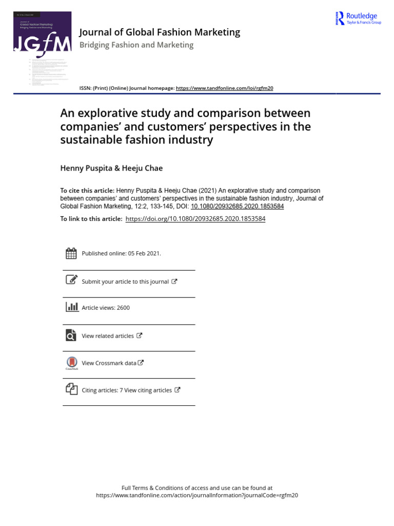 2021 - Henny Puspita & Heeju Chae | PDF | Sustainability | Marketing