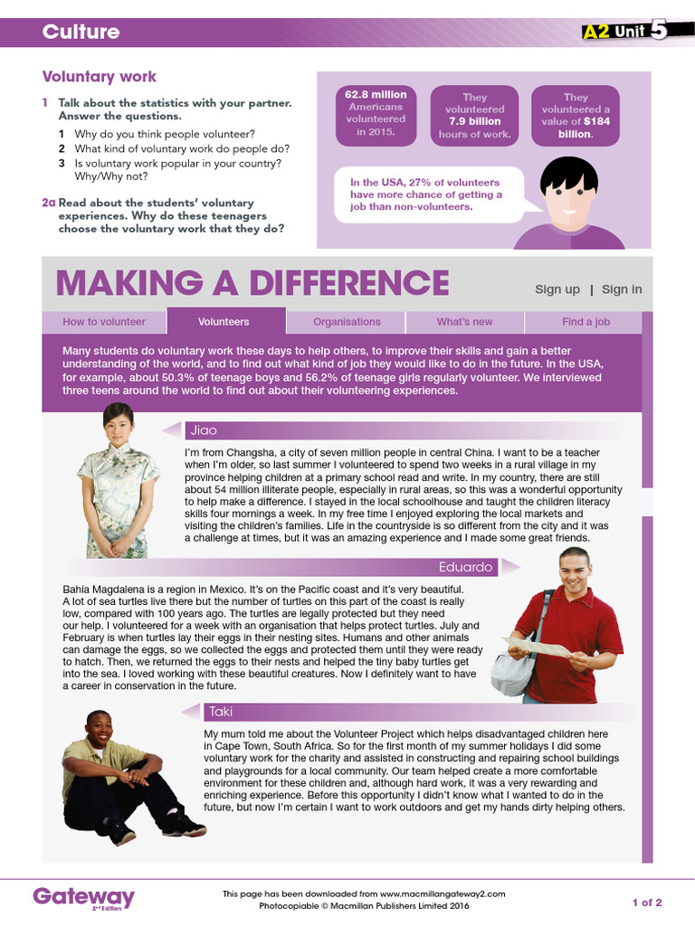 A2 Gateway 2 Unit 5 Extra Worksheets | PDF | A Tale Of Two Cities