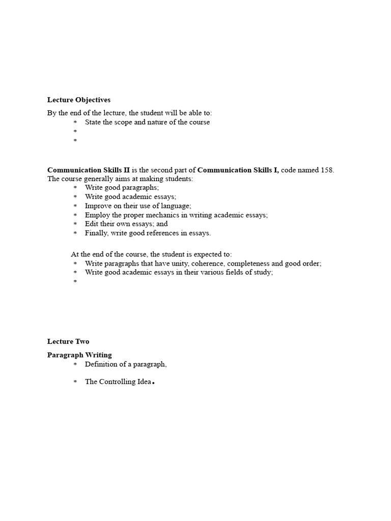 CS 158 | PDF | Essays | Idea