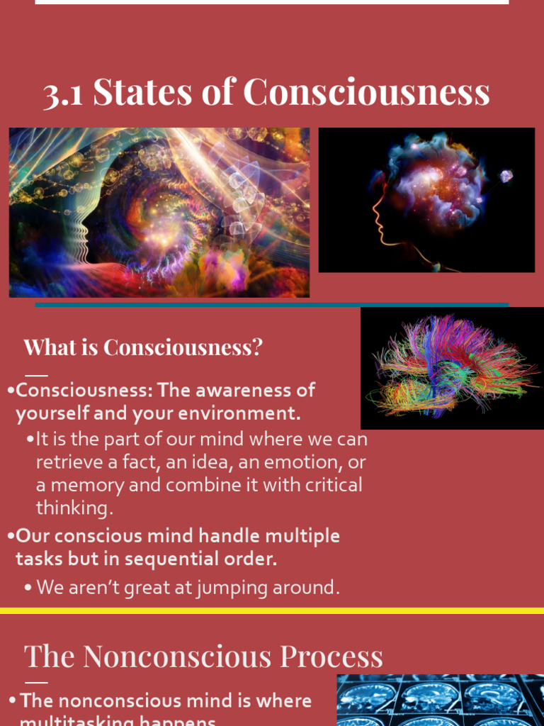 3.1 States of Conciousness | PDF | Hypnosis | Attention