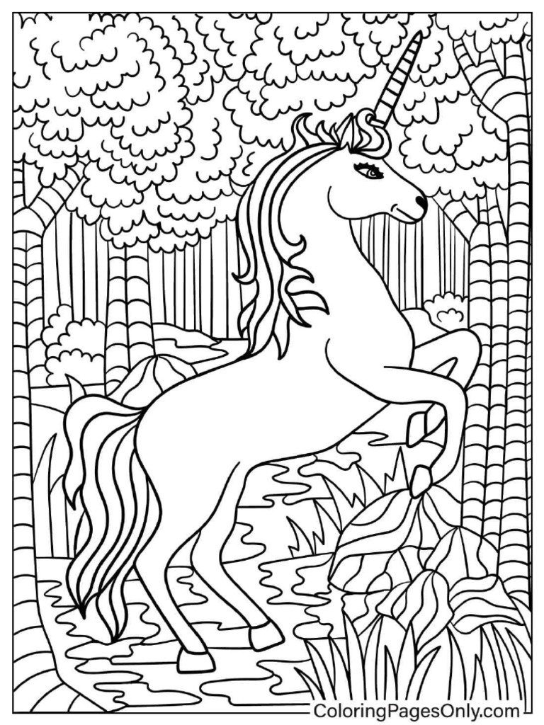 Unicorn-Coloring-Pages-PDF | PDF