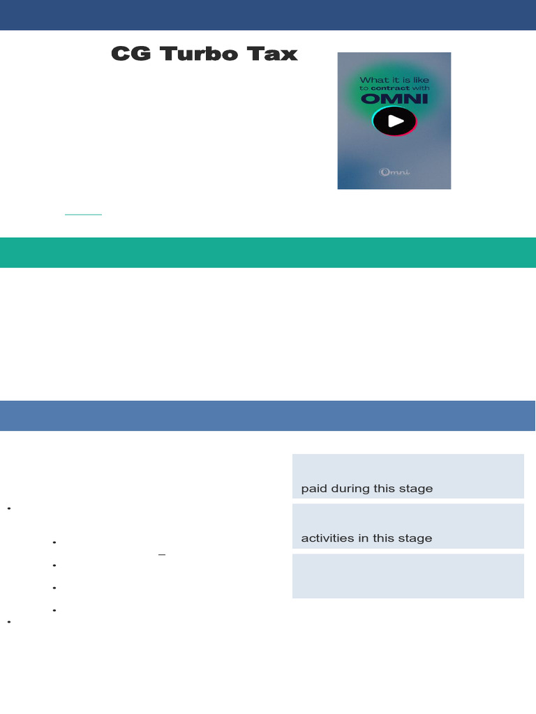 FINAL - GCO - CG Turbo Tax Wave 64 - 12.30.24 | PDF | Workweek And Weekend | Computing