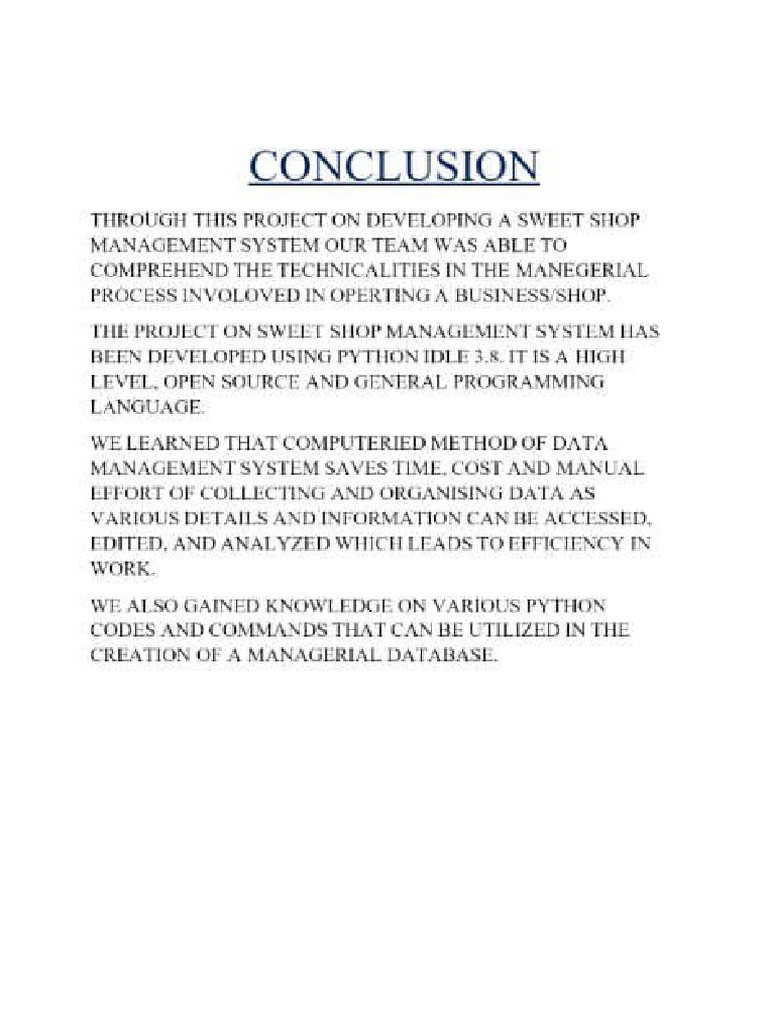 Conclusion | PDF