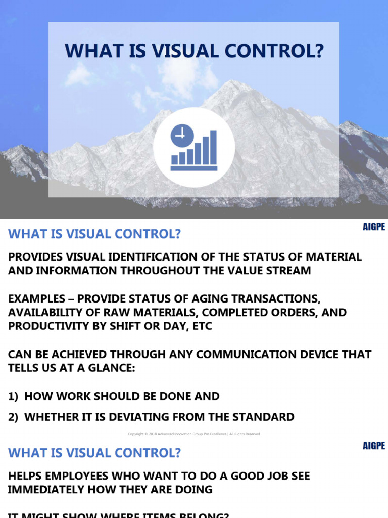 O Que É Controle Visual? | PDF