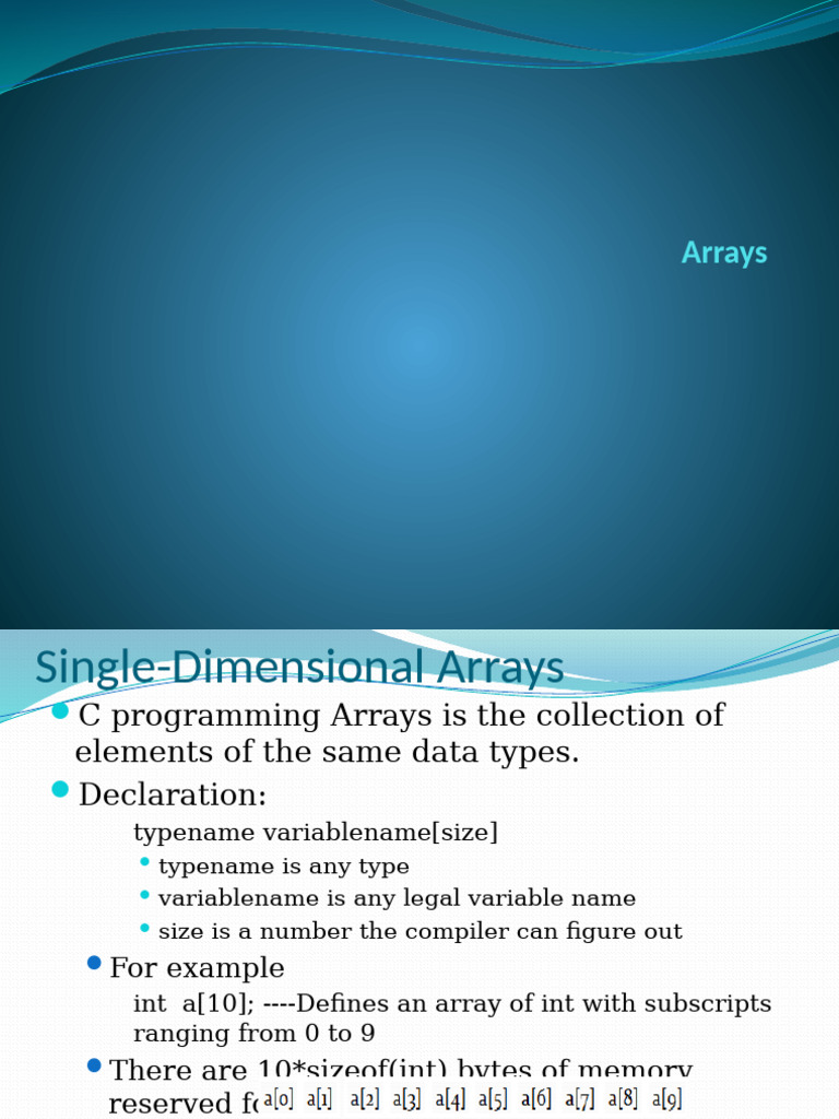 C lecture | PDF | Integer (Computer Science) | Software Development