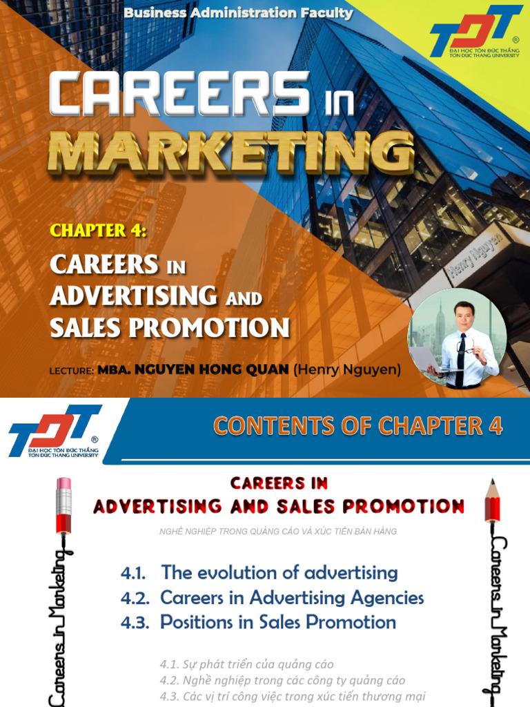 Chapter 4-Careers in Advertising and Sales Promotion HQ | PDF ...